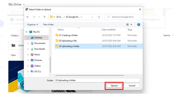 Uploading Folders – MMDC